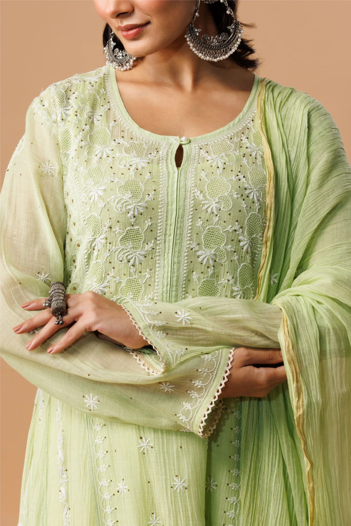 The Best Chikankari Kurtis In India by Ehaab Couture