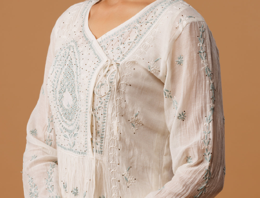 The Best Chikankari Kurtis In India by Ehaab Couture